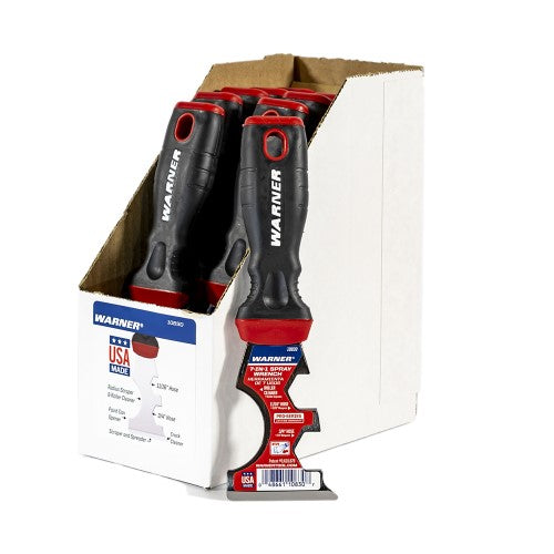 Warner Manufacturing 8" Pro Grip Carbon Steel 7 in 1 Multi Paint Tool ...