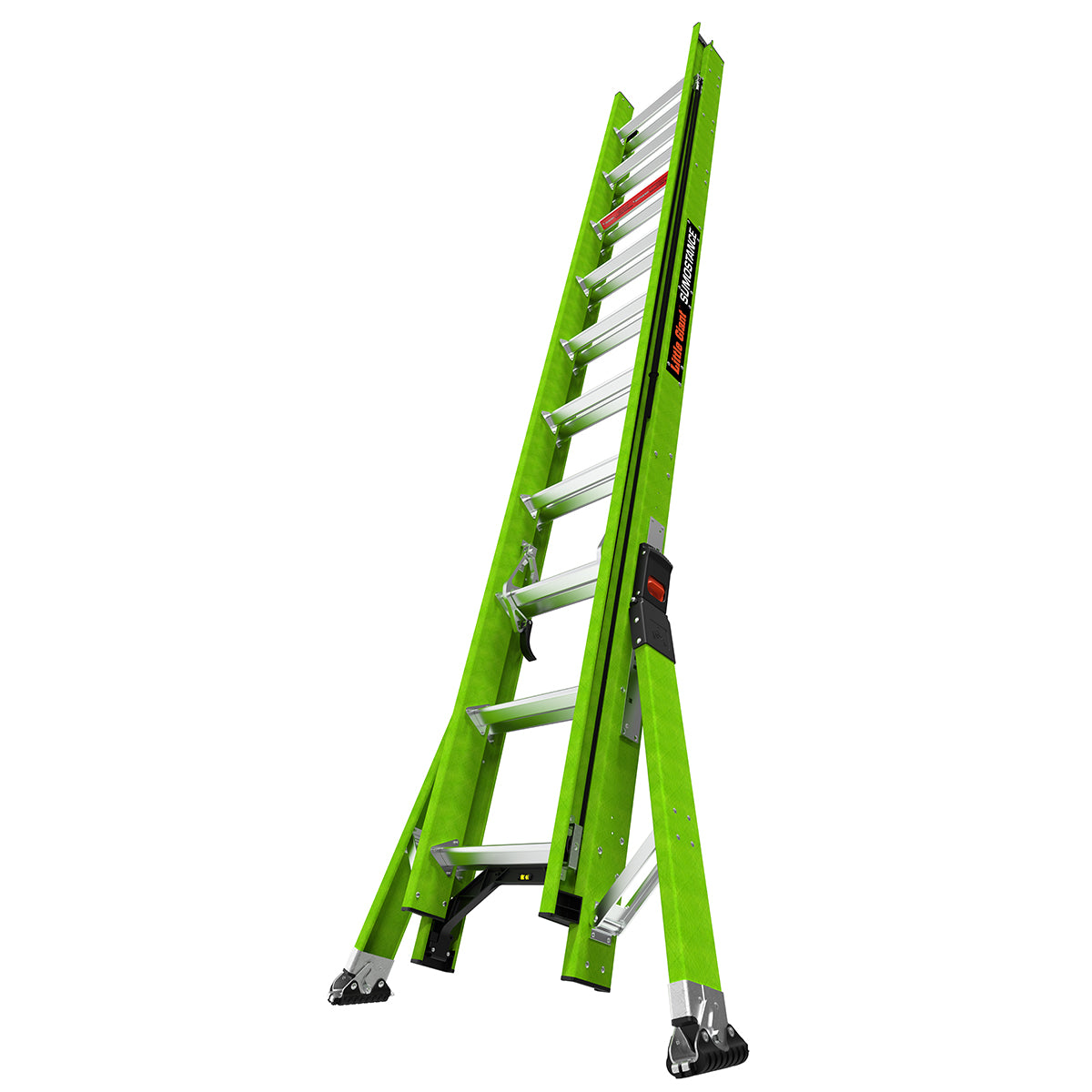 Little Giant Ladders 20' SumoStance Systems Extension Ladder, Fibergla ...
