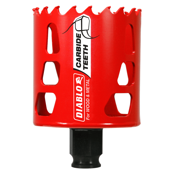 Diablo DHS2375CT 2-3/8 in. Carbide Hole Saw with 2-3/8 in. Cutting Dep ...