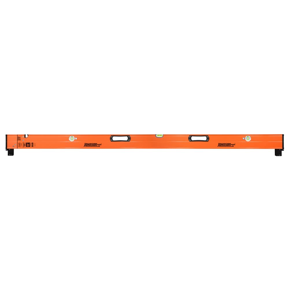 Johnson Level & Tool 5800-0712P 7FT - 12FT Extendable Plate Level, Tri ...