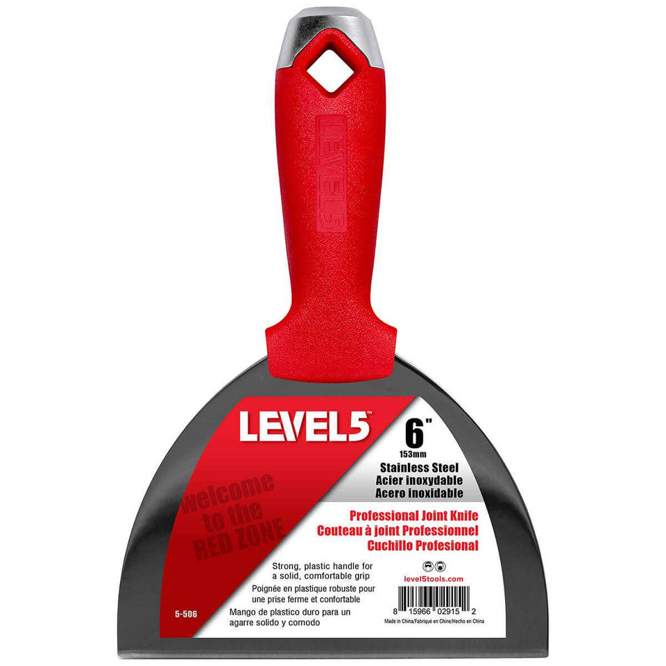 LEVEL5 6" Stainless Steel Joint Knives - Composite Handles — Contractor ...