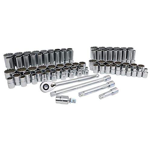 84 Piece Professional Socket Set - 1/2 Drive — Contractor Tool Supply ...