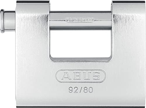 ABUS 92/80 KD All Weather Solid Brass with Steel Jacket Monoblock Keye ...
