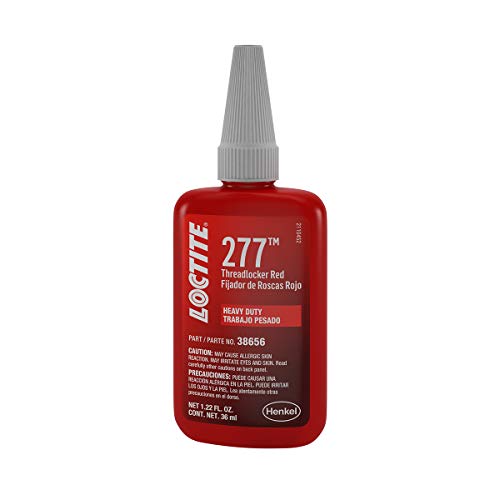 Loctite 277 Automotive Threadlocker Red - High-Strength Thread Lock, F ...