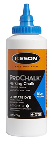 Keson 5BD ProChalk Ultimate Chalk Dye, Blue, 5-Ounce — Contractor Tool ...