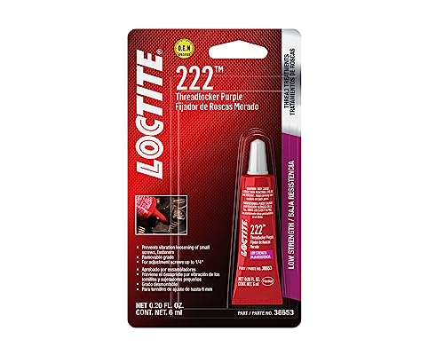 Loctite 222 Automotve Threadlocker Purple - Low-Strength Thread Lock ...