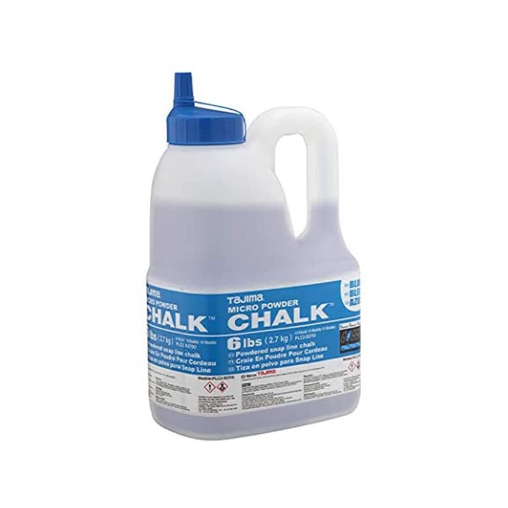 Tajima Micro Chalk - Blue 6 lbs (2.7kg) Ultra-Fine Snap-Line Chalk wit ...