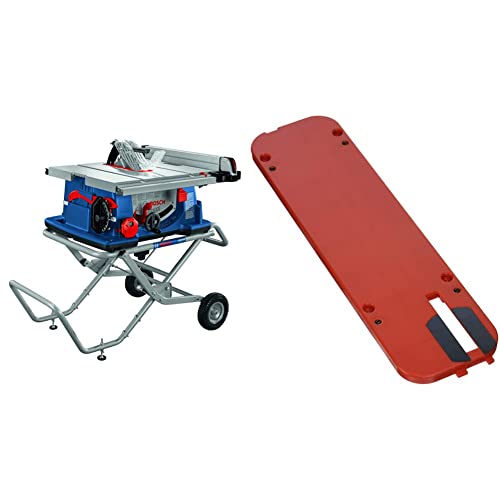 Bosch Worksite Table Saw with Gravity-Rise Wheeled Stand — Contractor ...