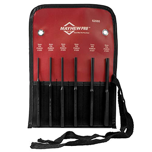 Mayhew Pro 62080 Metric Pin Punch Kit, 6-Piece — Contractor Tool Supply ...