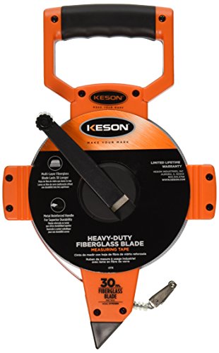 Keson OTR30M Open Reel Fiberglass Tape Measure Reel (Graduations: 2mm ...