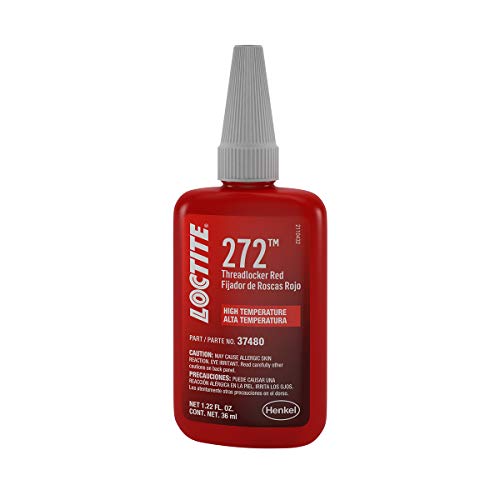 Loctite 272 Automotive Threadlocker Red – High Temp Thread Lock, Heavy ...