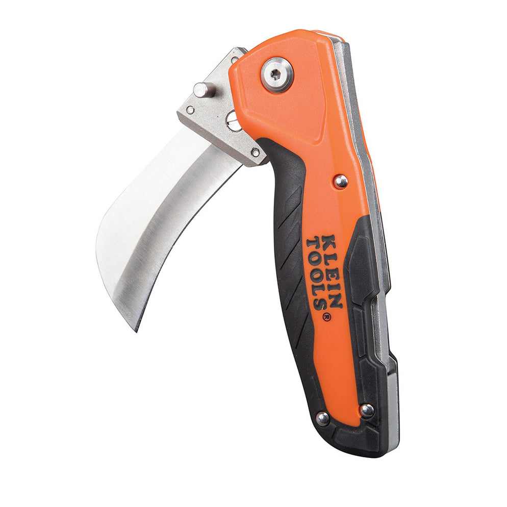 Klein Tools 44218 Cable Skinning Utility Knife with Replaceable Blade ...