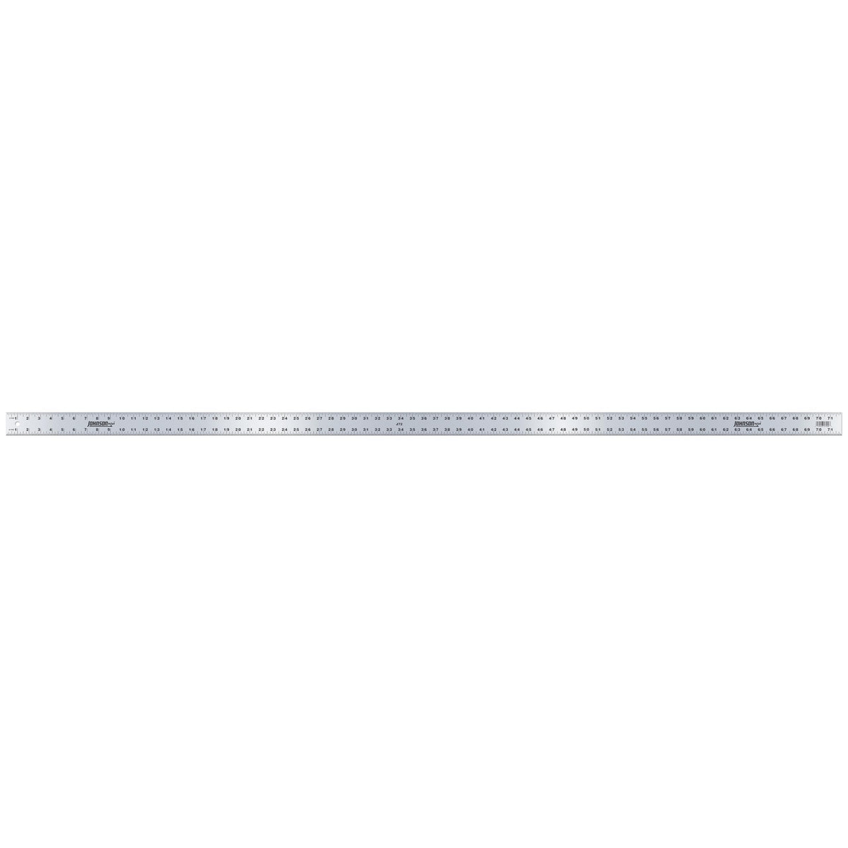 Johnson J72 Aluminum Straight Edge, 72", Silver — Contractor Tool ...