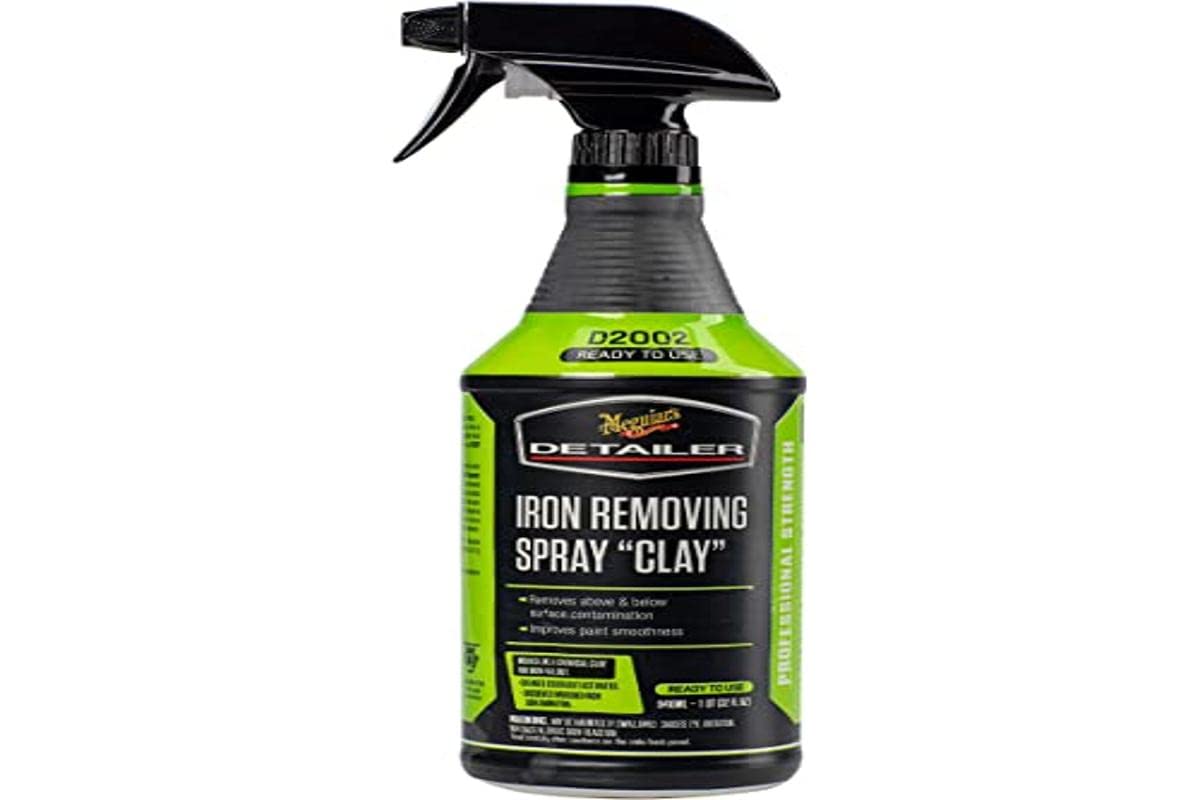 Meguiar's DRTU200232 Iron Removing Spray “Clay”, 32 Fluid Ounces ...