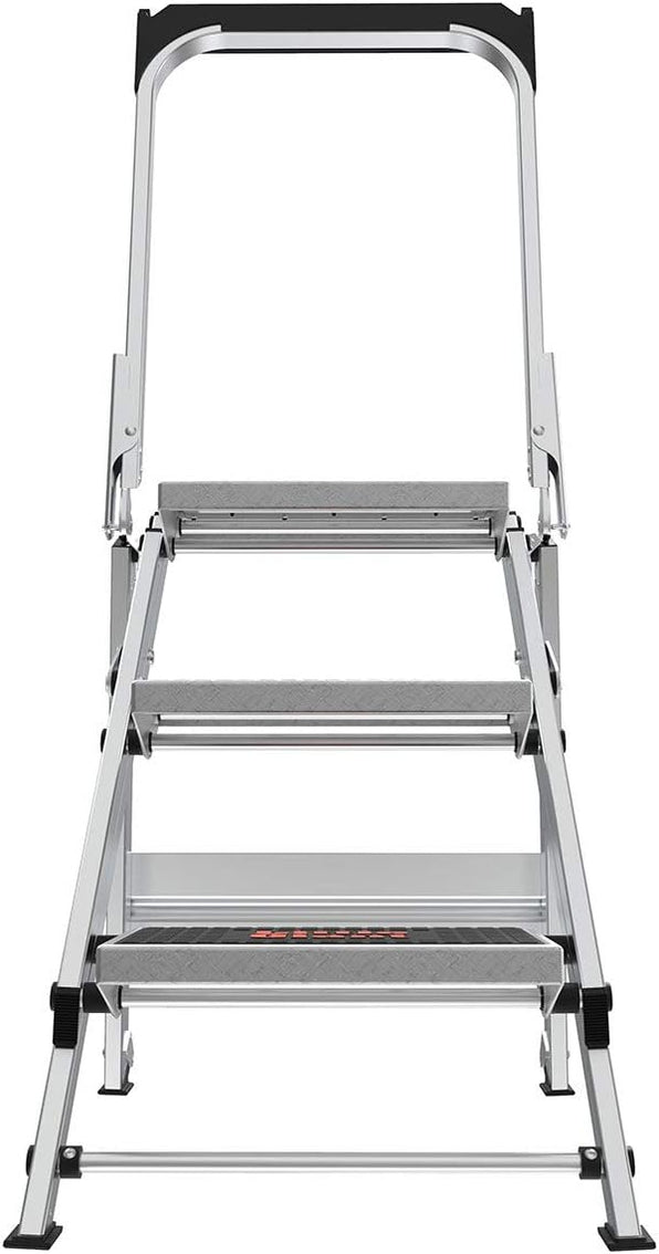 Little Giant Ladders, Safety Step, 3-Step, 3 Foot, Step Stool, Aluminu ...