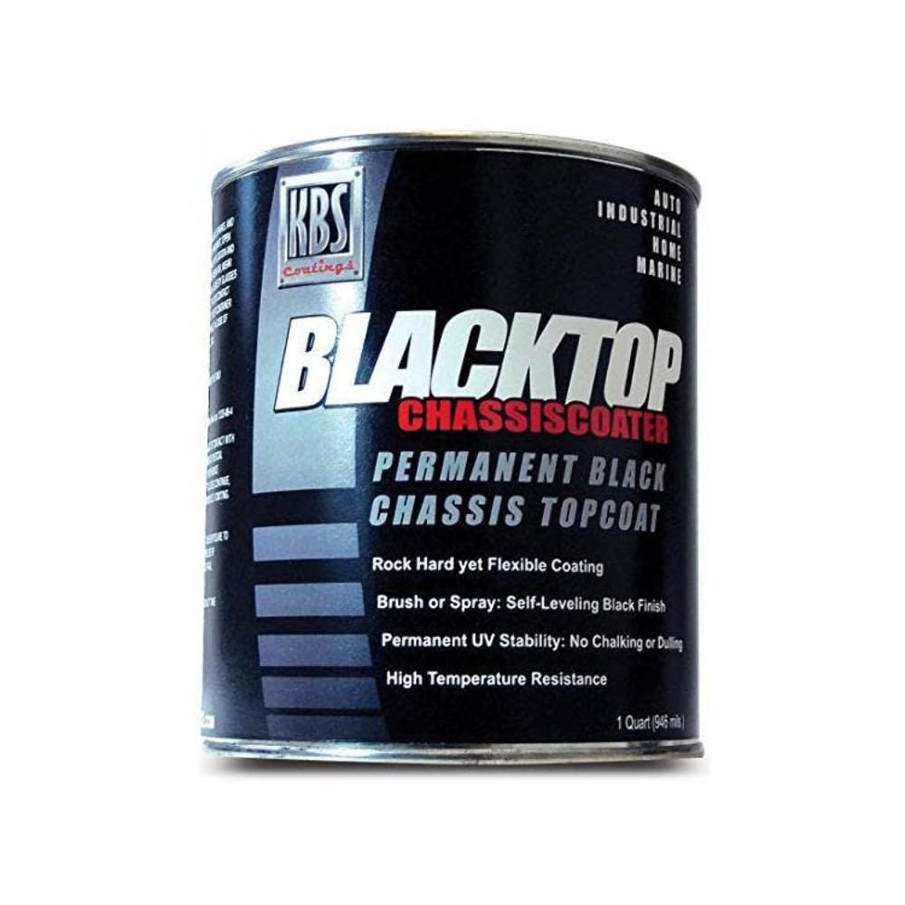 KBS Coatings 8412 Flat Black BlackTop Chassis Paint - 1 Quart ...