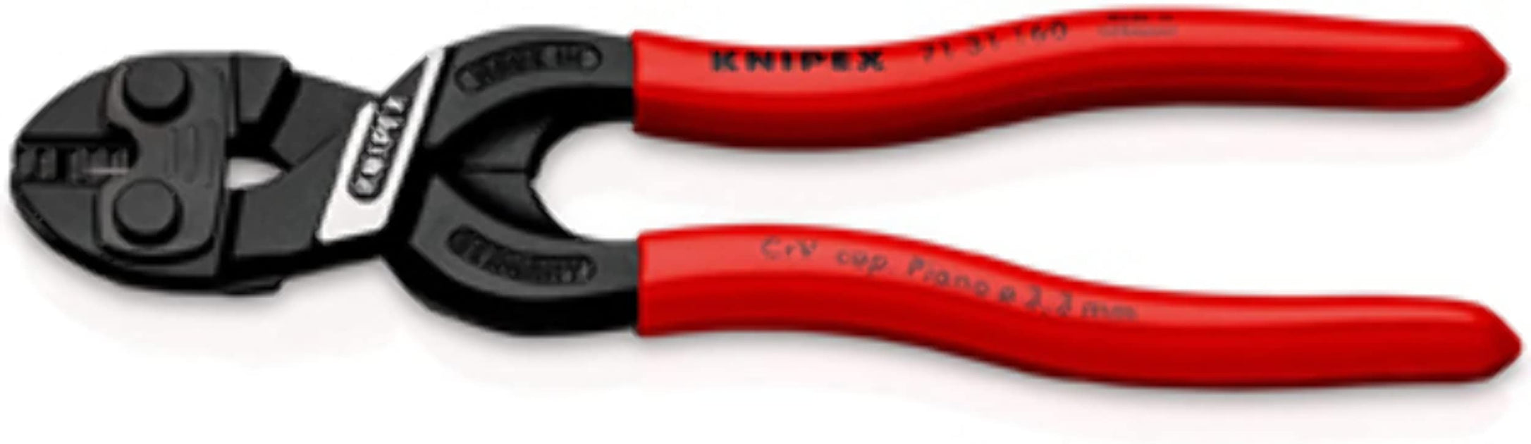 KNIPEX (7131160SBA) CoBolt S Compact Bolt Cut-Notched Blade ...