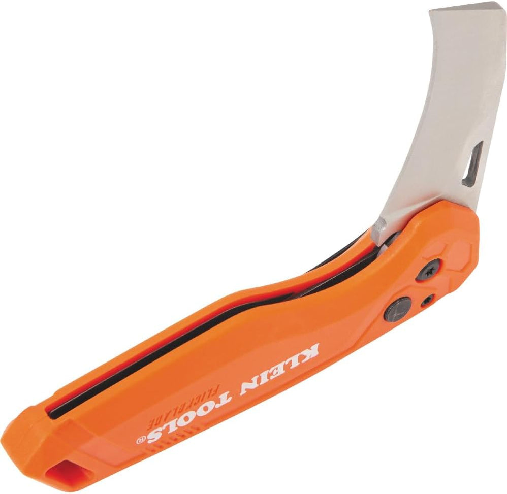 Klein Tools 44321 FLICKBLADE Hawkbill Folding Pocket Knife — Contractor ...