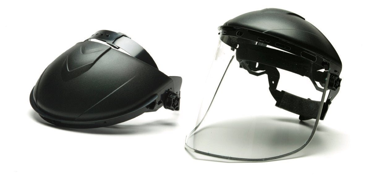 Pyramex Safety HGBRKITCS Ridgeline Headgear & Face Shield Kit ...