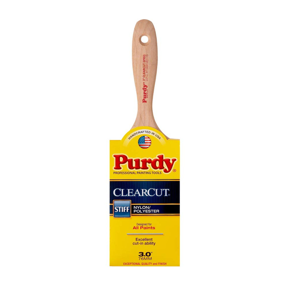 Purdy 144380130 Clearcut Series Sprig Flat Trim 3" Paint Brush ...