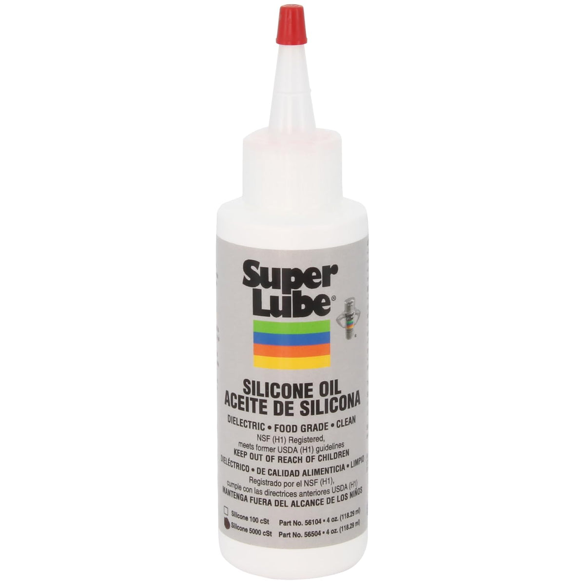 Super Lube Silicone Oil High & Low Temp CST (Clear, 4oz Bottle) | NSF ...