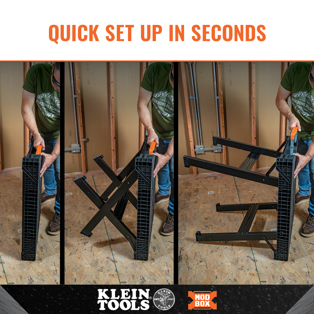 Klein Tools 54410MB MODbox Folding Work Bench — Contractor Tool Supply ...