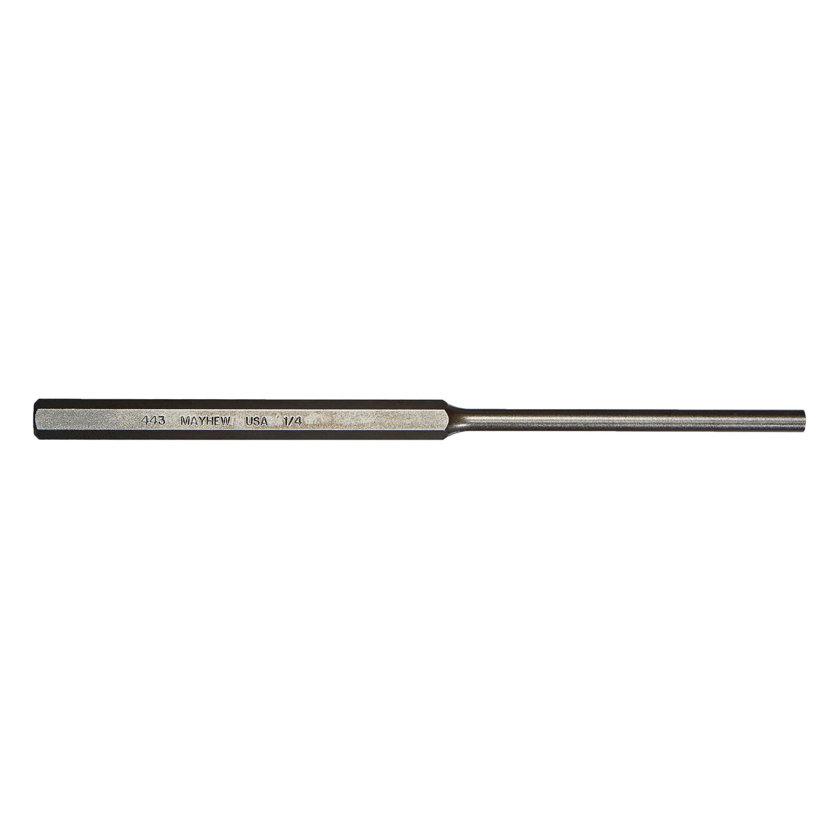 Mayhew Tools 71502 Select 1/4-Inch Pin Punch, Shot Blast Finish 1/4 x ...