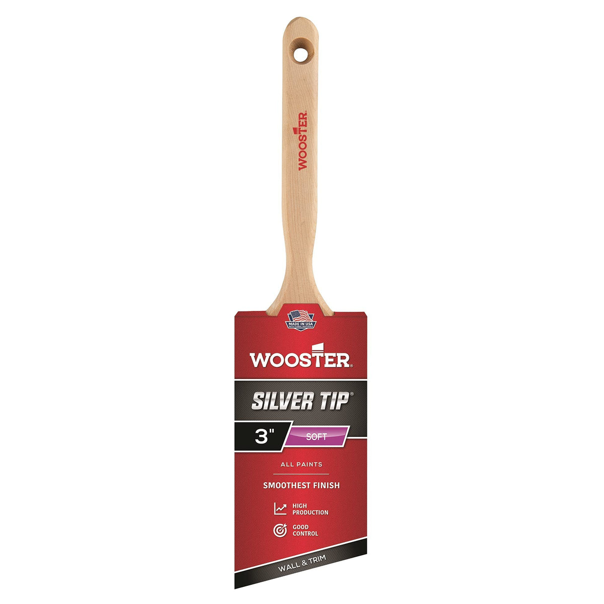Wooster Brush 5221-3 Tip Angle Sash Paintbrush, 3-Inch — Contractor ...