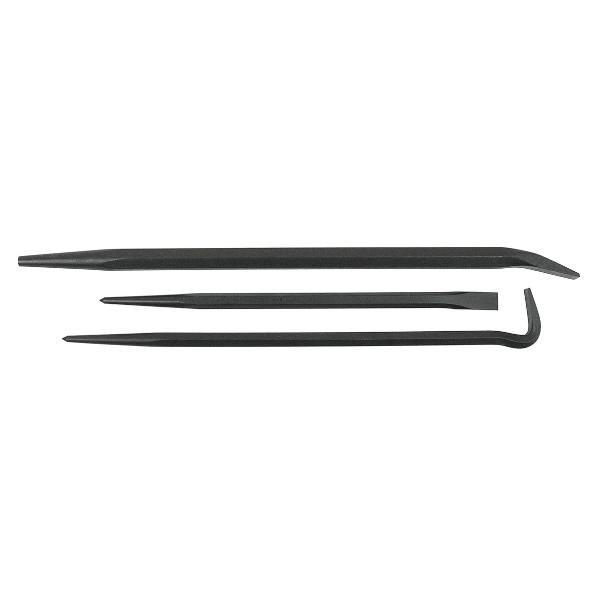Mayhew Tools 61306 Line-Up Pry Bar Set, 3-Piece, Black Oxide Finish ...