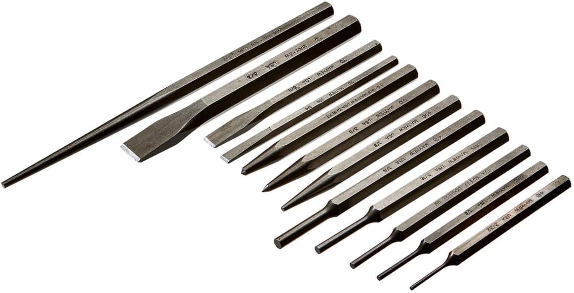 Mayhew Tools 61040 Mayhew Select Punch and Blast Finished Chisel Set ...