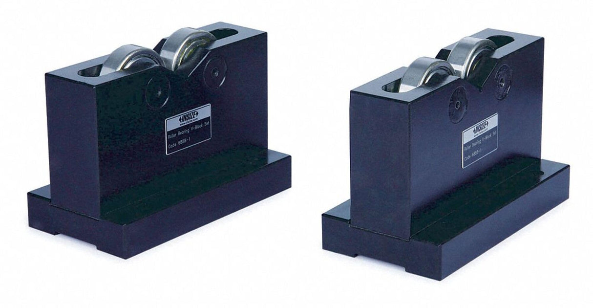 INSIZE 6888-1 Roller Bearing V-Block Set, 5.9" x 2.4" x 3.9 ...