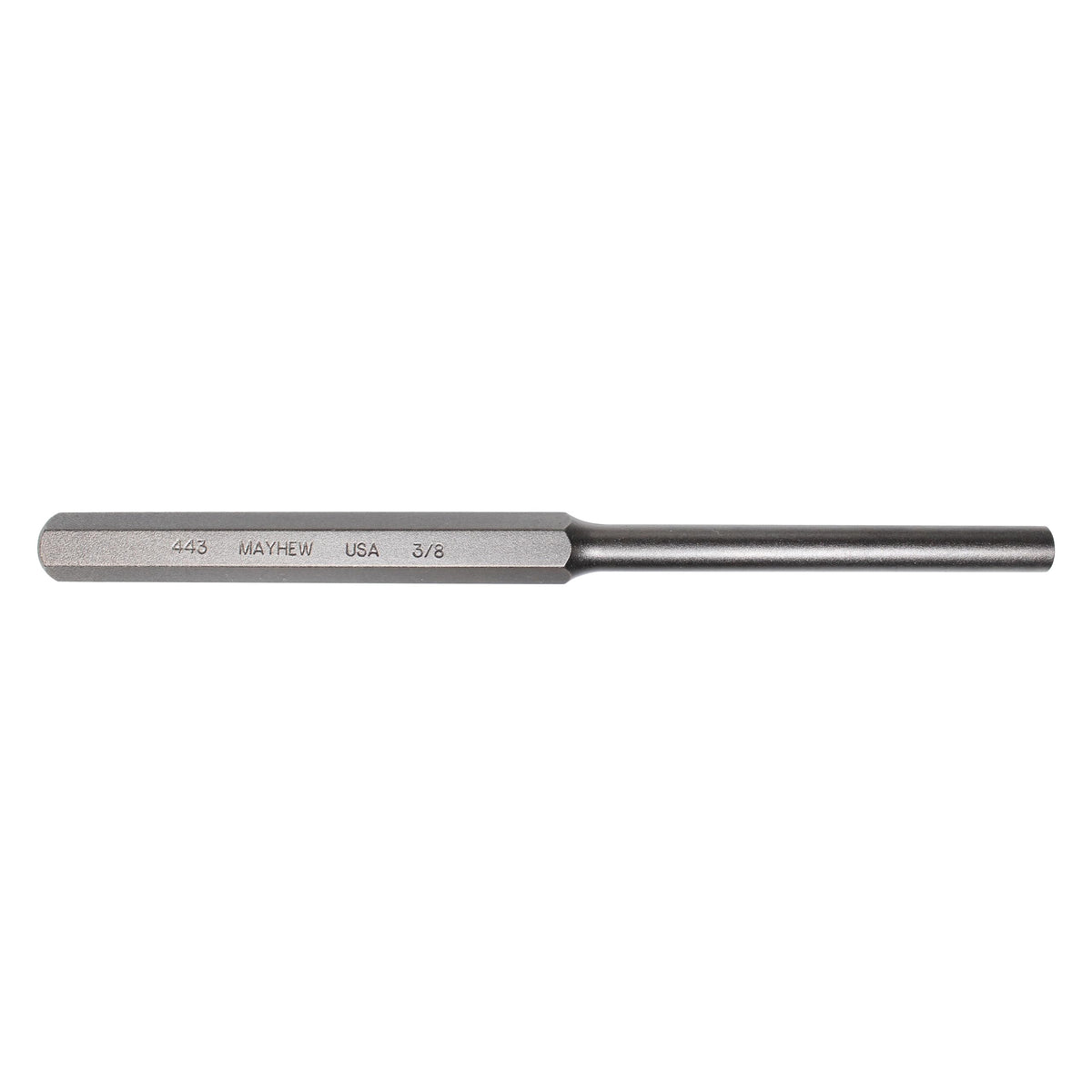Mayhew Select 71504 3/8-Inch Pin Punch, Multi Shot Blast Finish 3/8 x ...