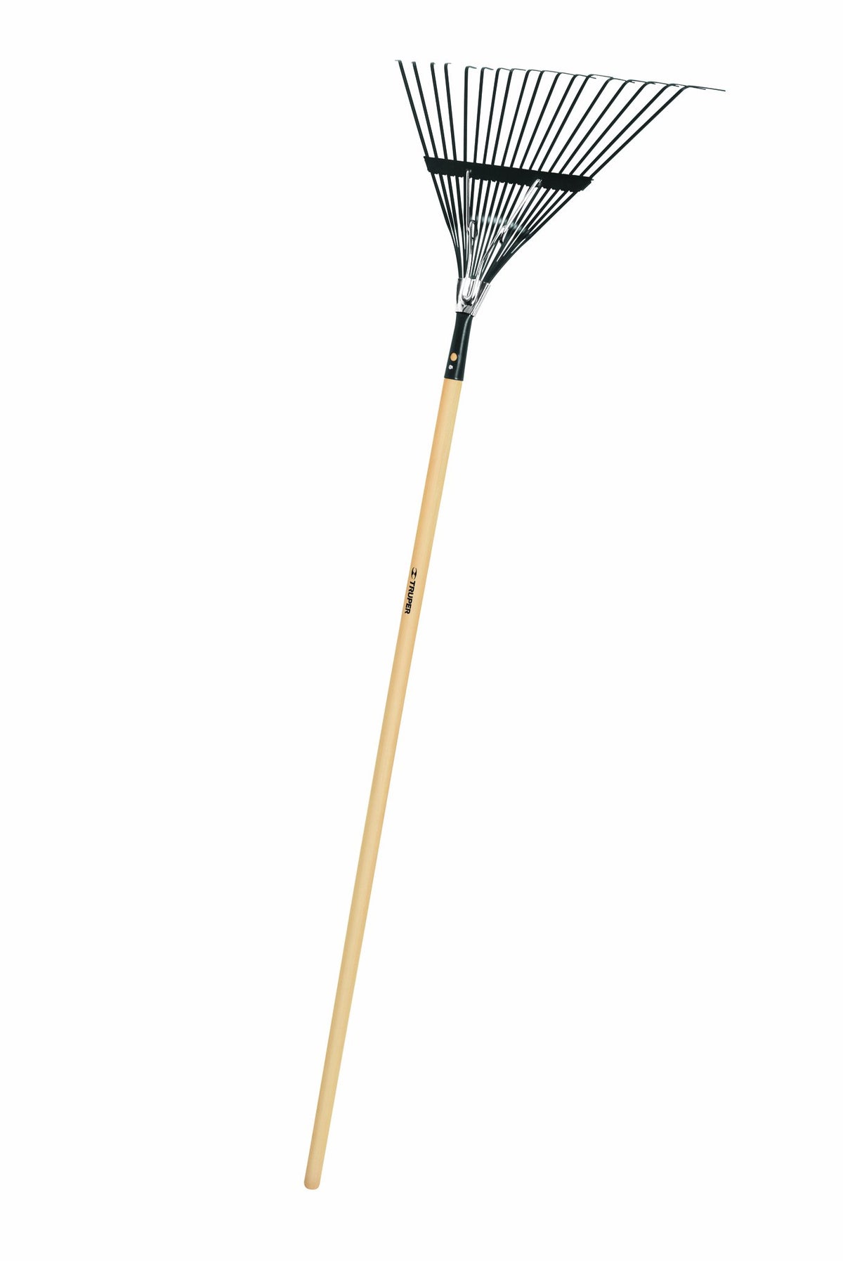 Truper 30450 Tru Built 48-Inch Steel Leaf Rake, 19-Inch Head, Wood Han ...