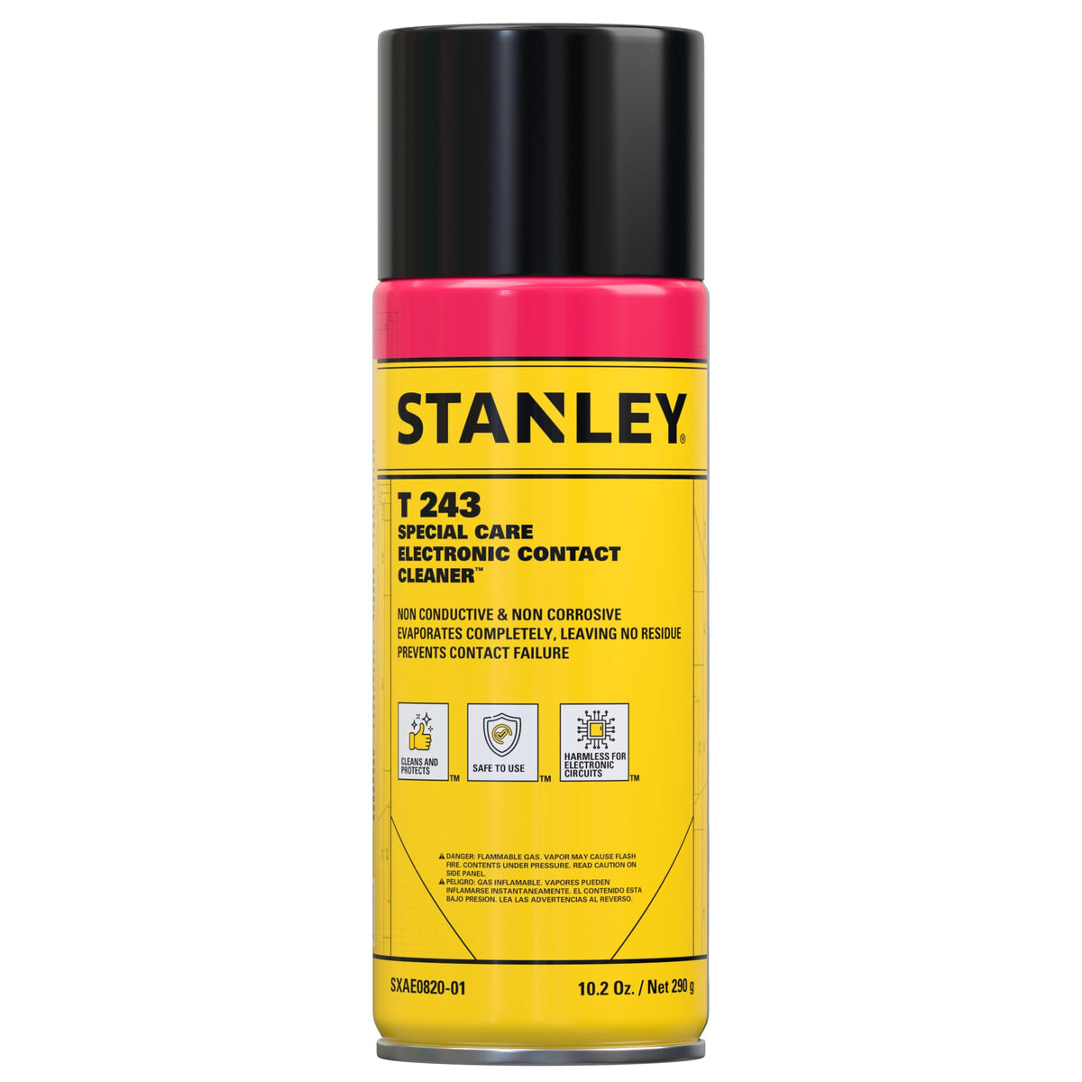 STANLEY Electronic Contact Cleaner Spray for Circuit Boards, Switches ...