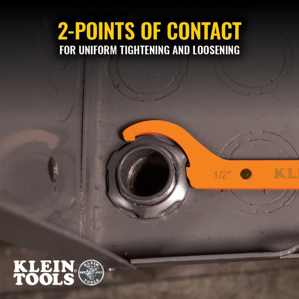 Klein Tools 50901R Straight Locknut Wrench Set — Contractor Tool Supply, a Vera Tools company