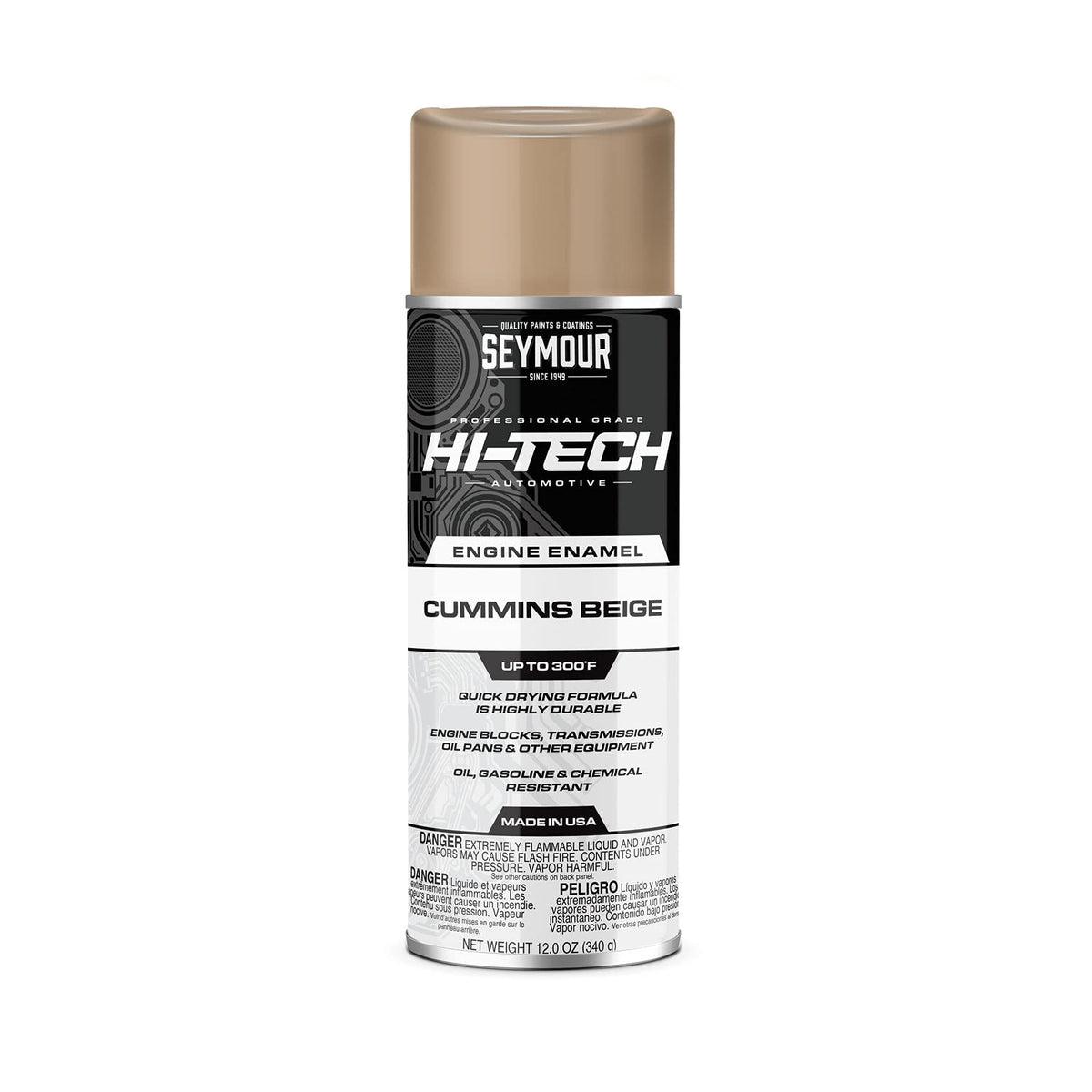 Seymour EN-73 Hi-Tech Engine Spray Paint, Cummins Beige — Contractor ...