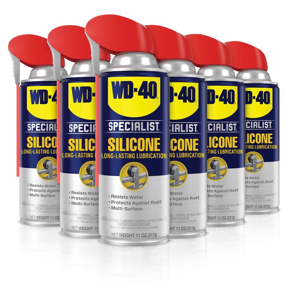 WD-40 Specialist Silicone Lubricant with Smart Straw, Sprays 2 Ways, 1 ...