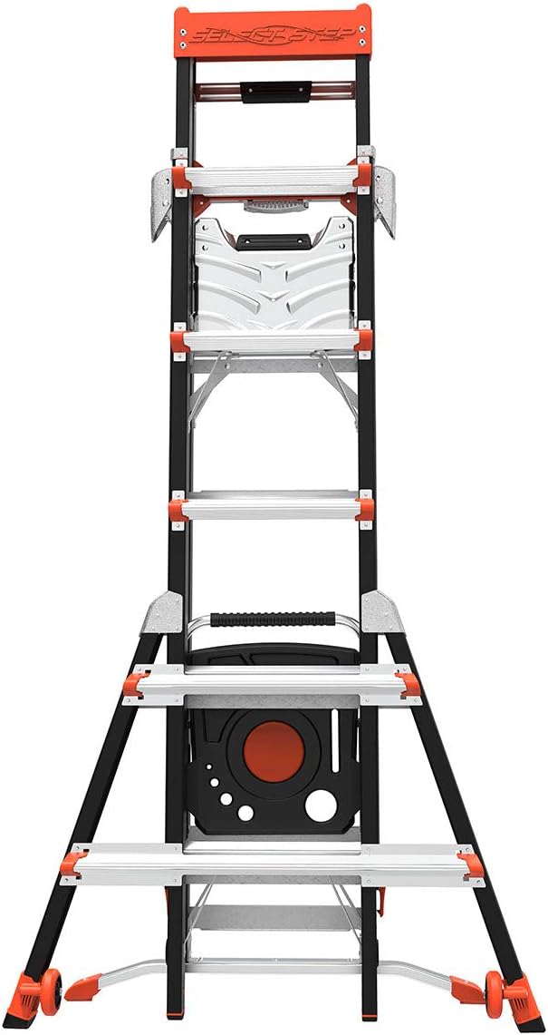 Little Giant Ladders, Select Step, 6 to 10 ft, Adjustable Step Ladder ...