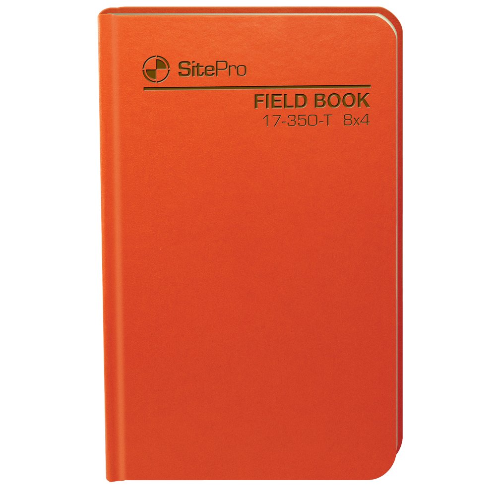 SitePro 17-350-T Field Book, 64-8x4, Orange — Contractor Tool Supply, a ...