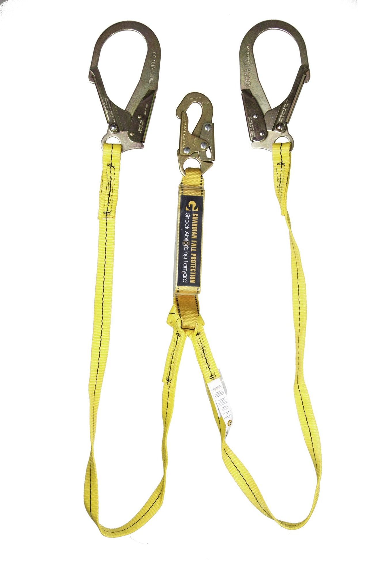 Guardian Fall Protection 01231 6-Foot Double Leg Shock Absorbing Lanya ...