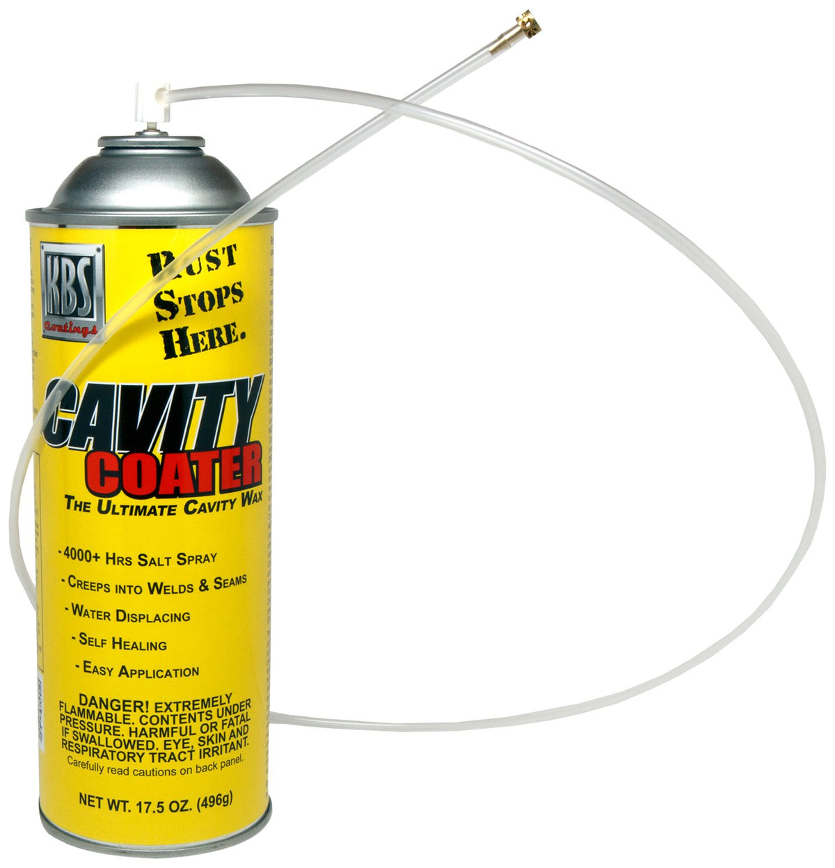 KBS Coatings 75101 Cavity Coater and Wand, 16 fl oz., Yellow ...