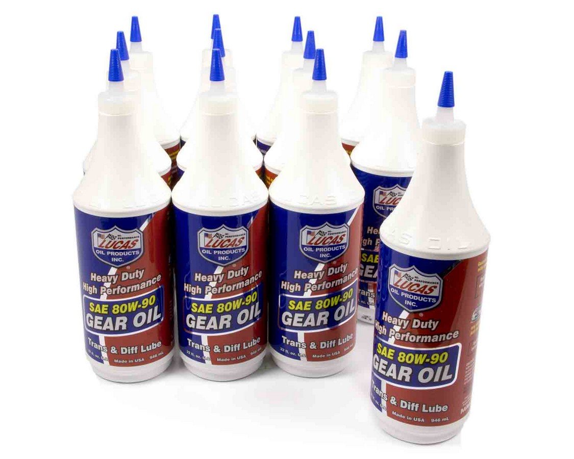Lucas Oil 10043-12 Heavy Duty 80W-90 Gear Oil (Pack of 12) — Contractor ...