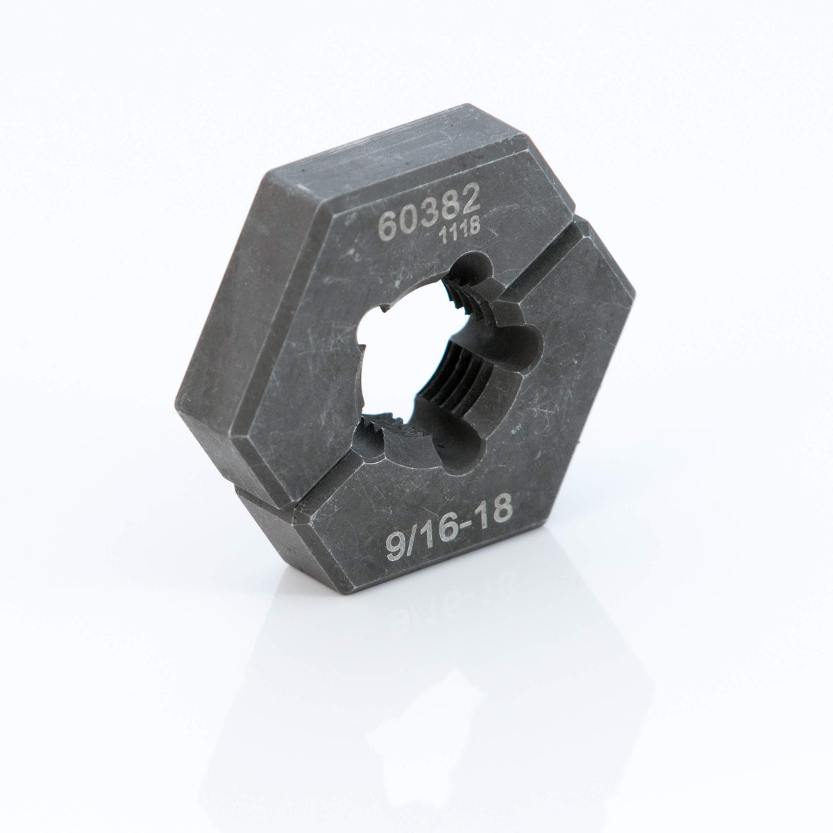 Steelman 60382 9/16-18 SAE Split Die Thread Chaser, Indexing Pins, Ste ...