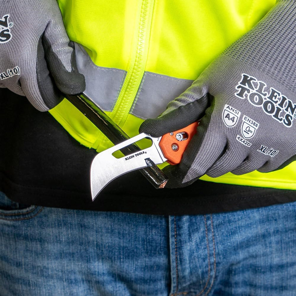 Klein Tools 44056 Pocket Knife, Cable Skinning, Hawkbill Blade ...