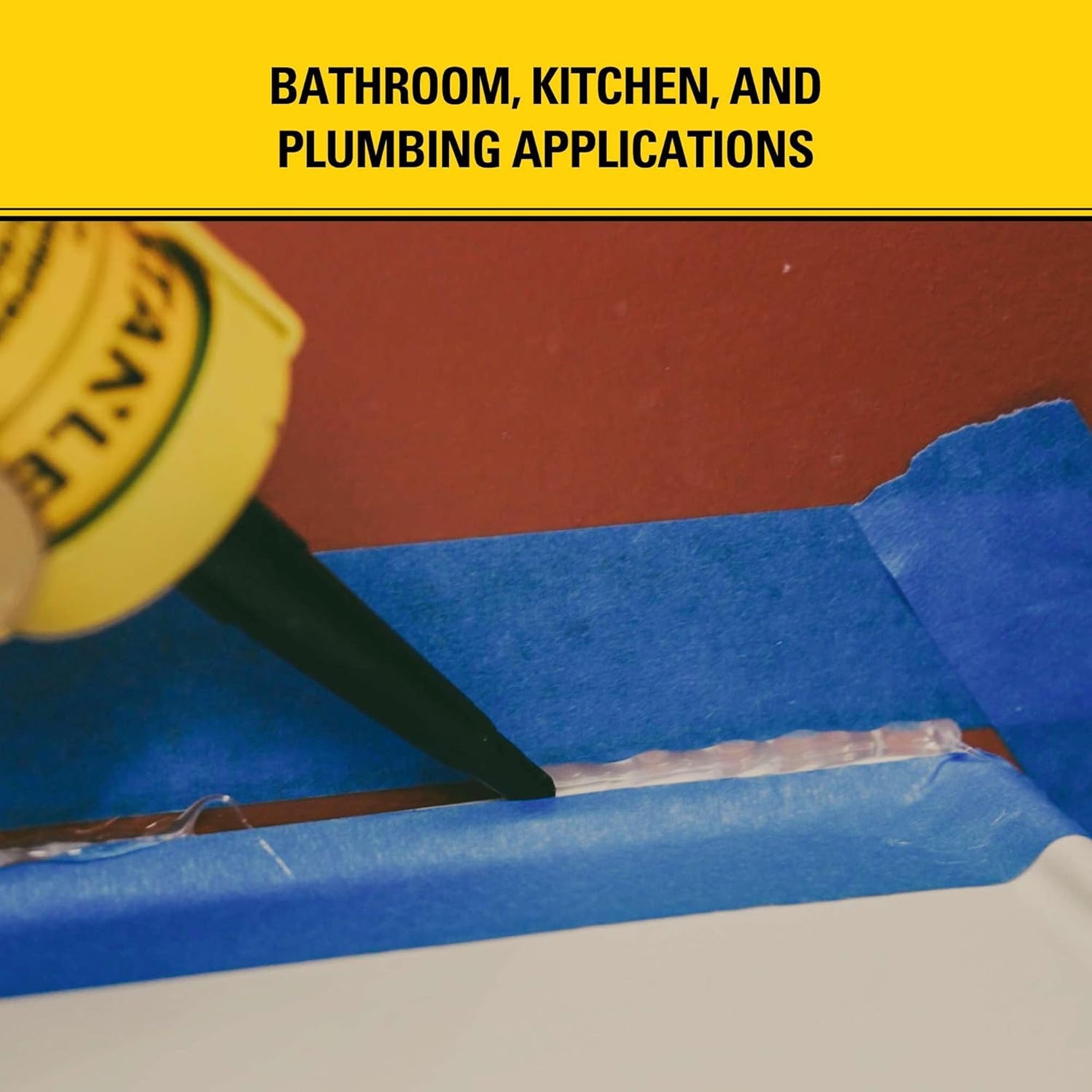 Stanley S421 All-Purpose RTV Silicone Sealant, 100% Waterproof Clear C ...