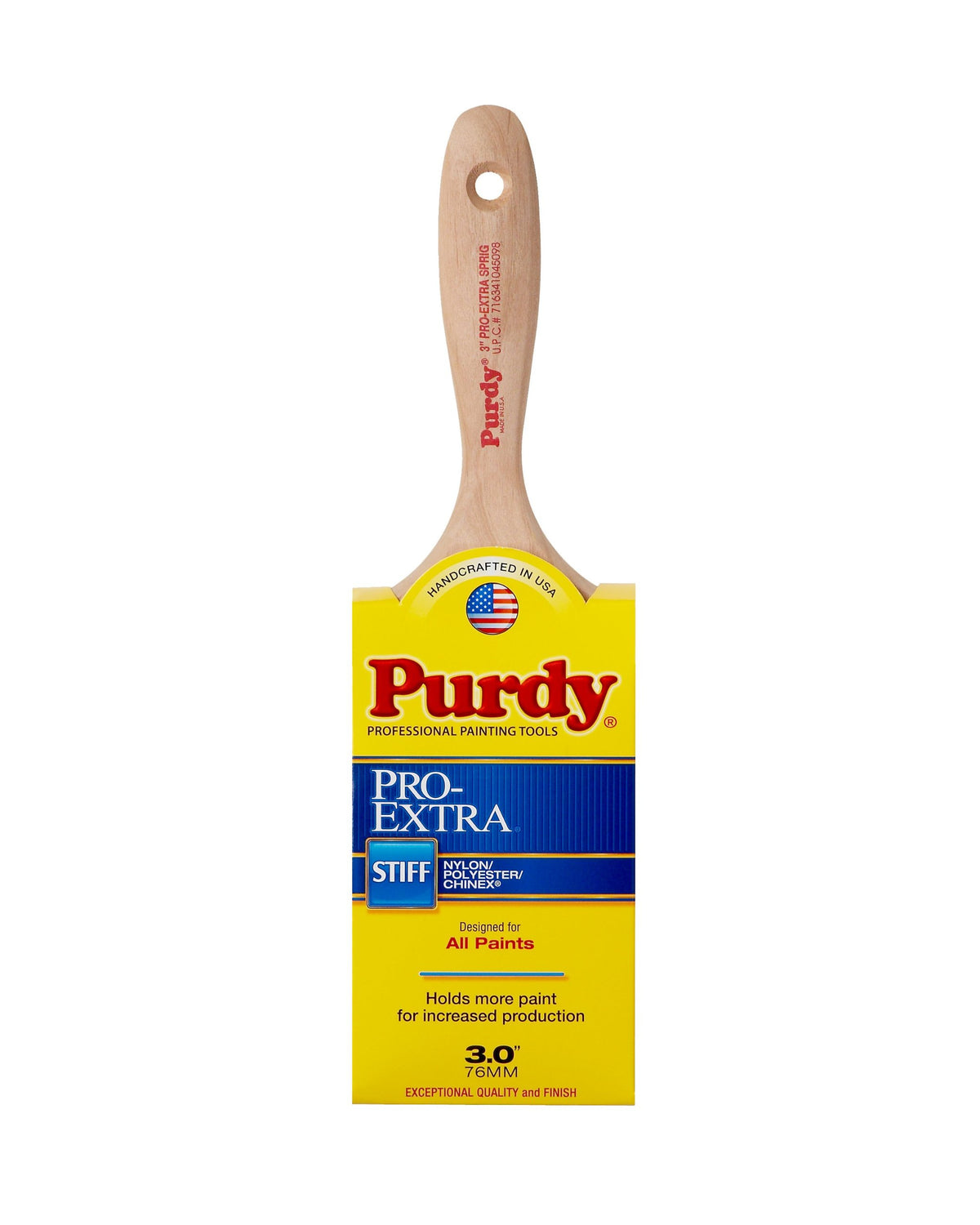 Purdy 144380730 Pro-Extra Sprig Flat Trim Paint Brush, 3" — Contractor ...