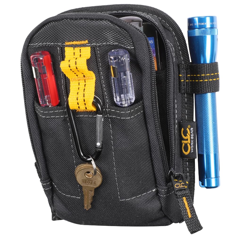 CLC Custom Leathercraft 1504 Multi-Purpose Carry-All Tool Pouch, 9-Poc ...