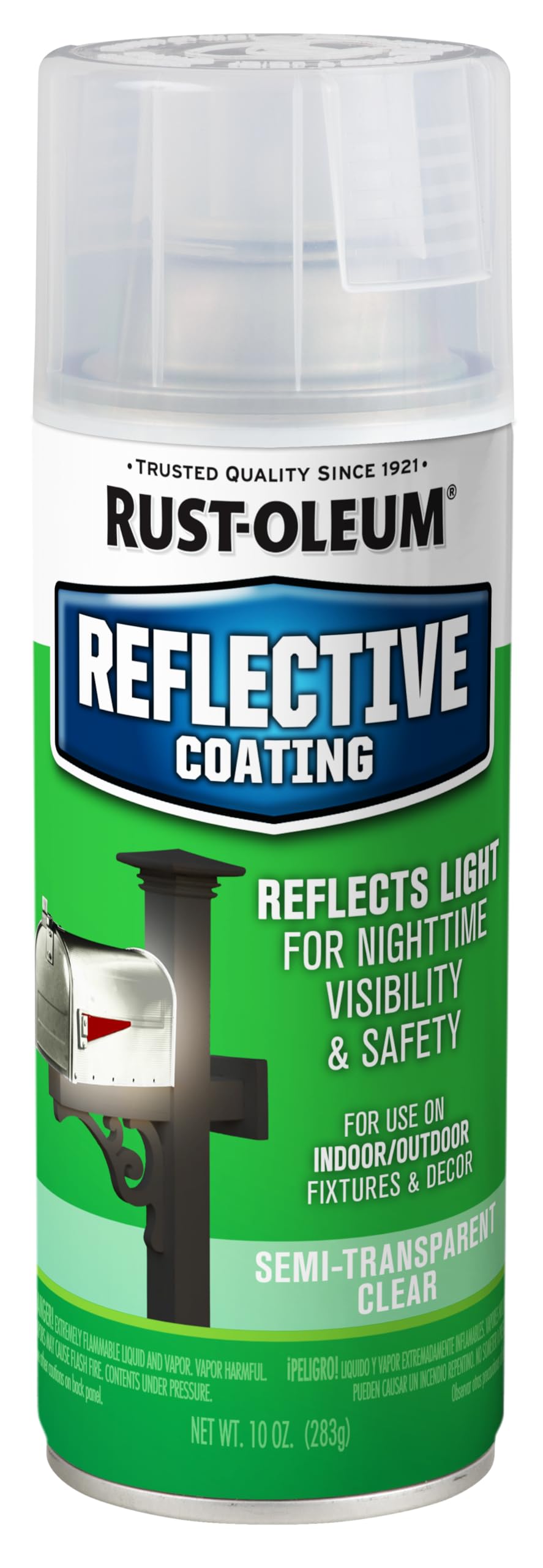 Rust-Oleum 214944 Specialty Reflective Spray, 10 oz, Semi Transparent ...