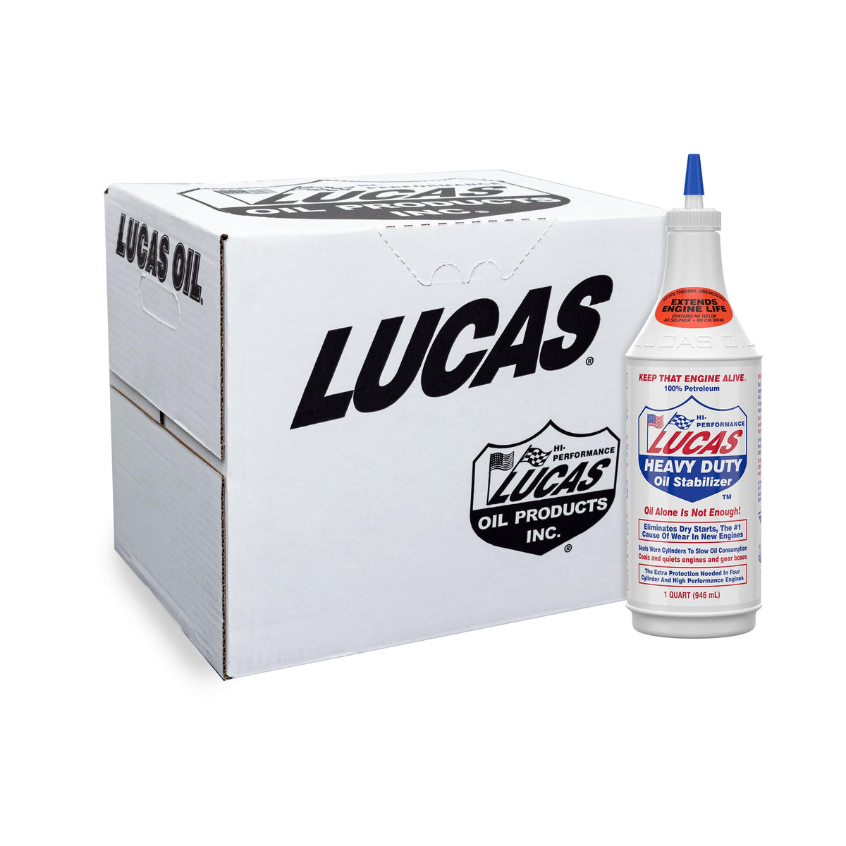 Lucas 10001-12PK Heavy Duty Oil Stabilizer - 32 oz., (Pack of 12 ...