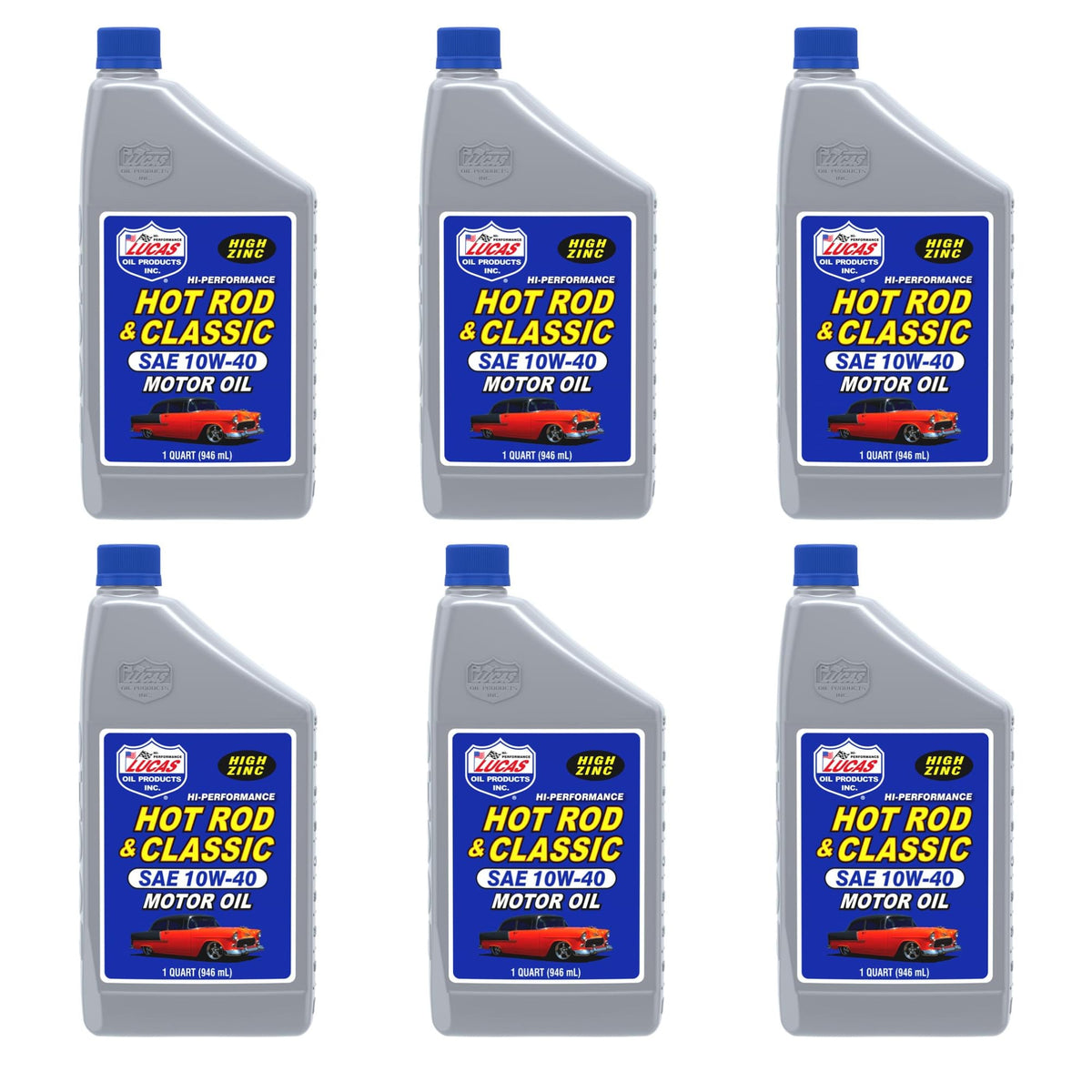 Lucas Oil 10688 Hot Rod & Classic Car SAE 10W-40 Motor Oil, 1 Quart (P ...